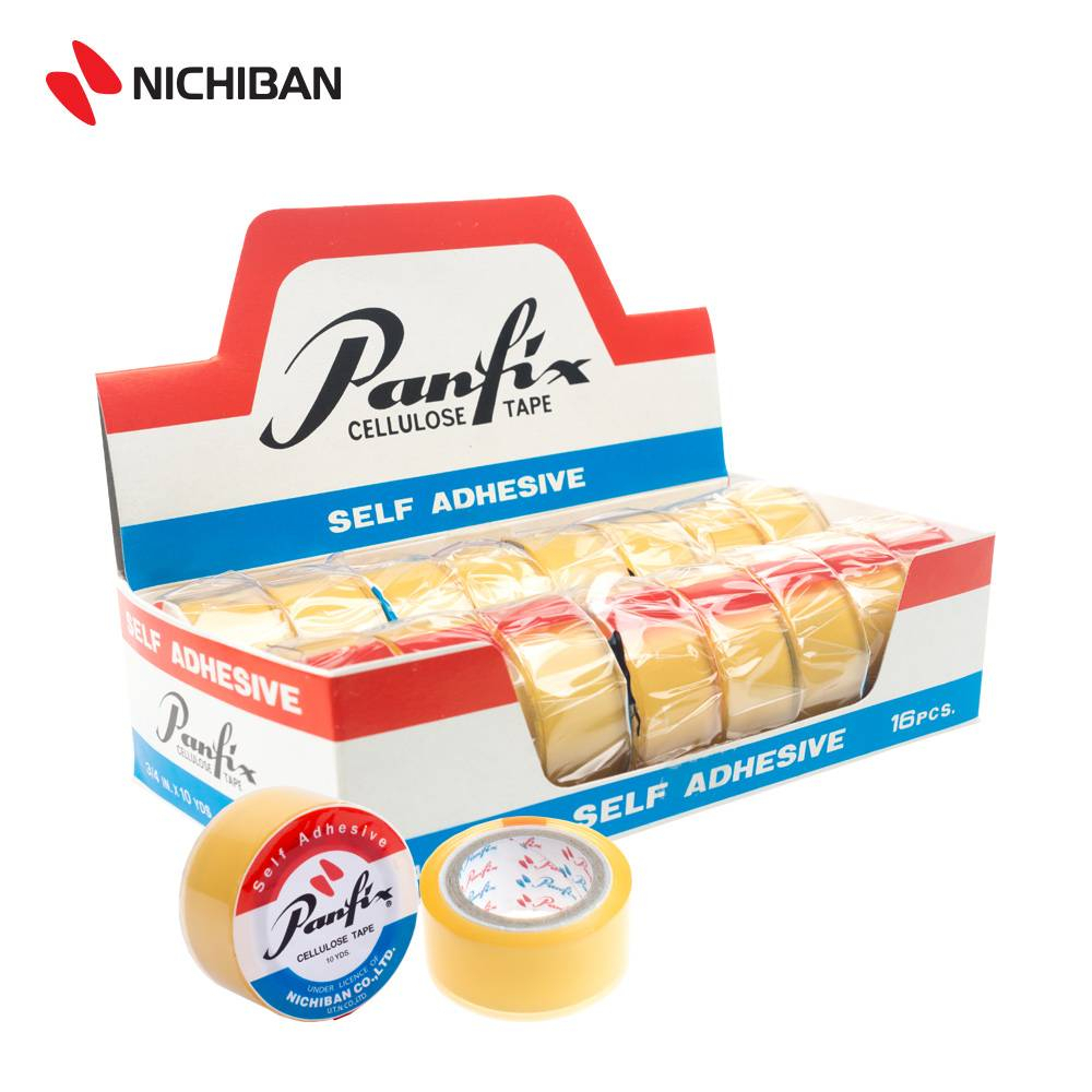 [PRE ORDER] NICHIBAN PANFIX CELLULOSE TAPE - 19MM X 10YDS (16PCS ...