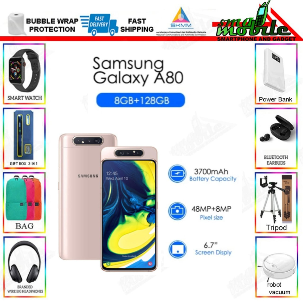 11.11 💥DEMO UNIT SET💥 SAMSUNG GALAXY A80 💥8GB+128GB💥🎁FREE GIFT🎁100% ...