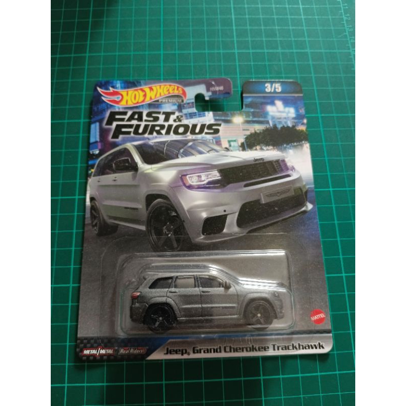 jeep grand Cherokee trackhawk hot wheels mattel diecast 1/64 1:64 ...