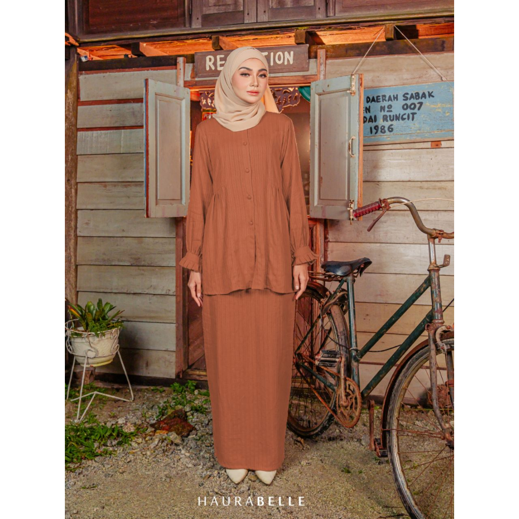 Chendana Kurung by Haurabelle Baju Raya 2023 Sedondon Cotton Ready ...