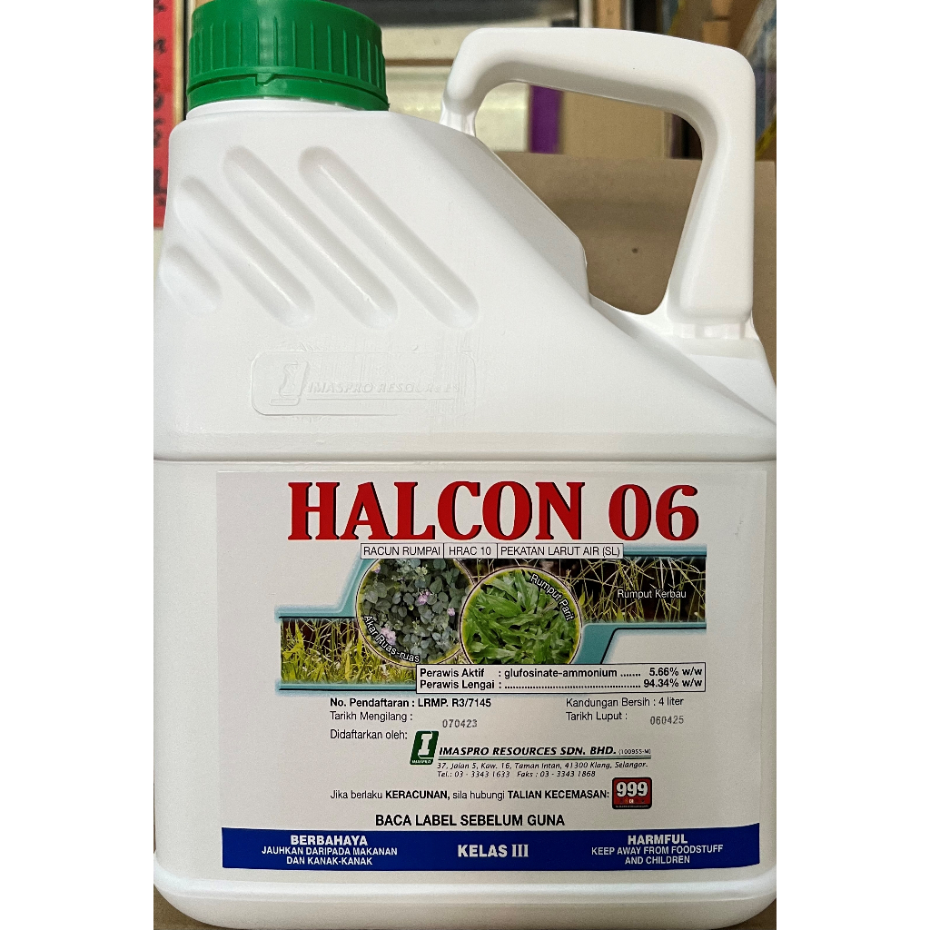 * ORIGINAL * Imaspro Halcon 06 4L / racun rumput / rumput sambau ...