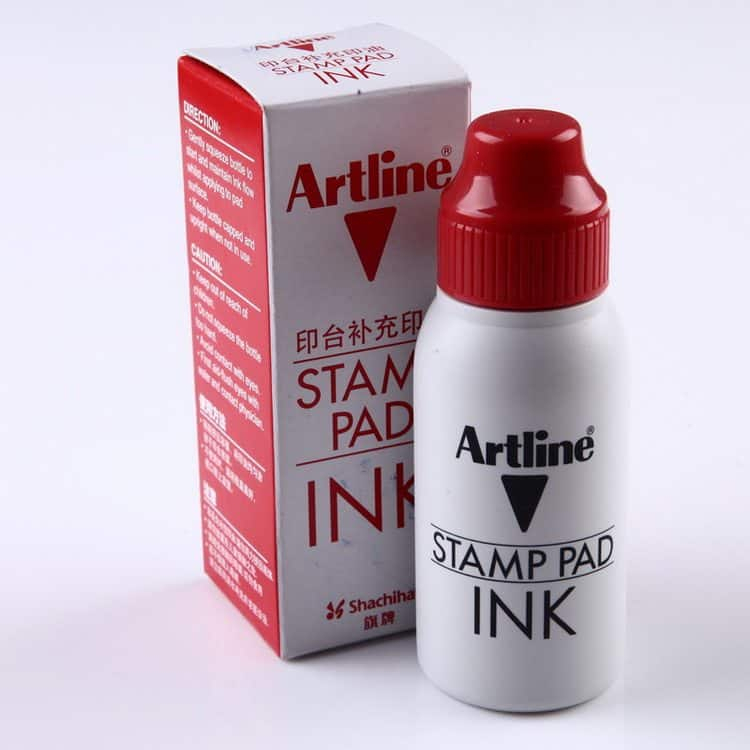 Artline Stamp Pad Refill Ink 5 Colours (50ml) | Shopee Malaysia