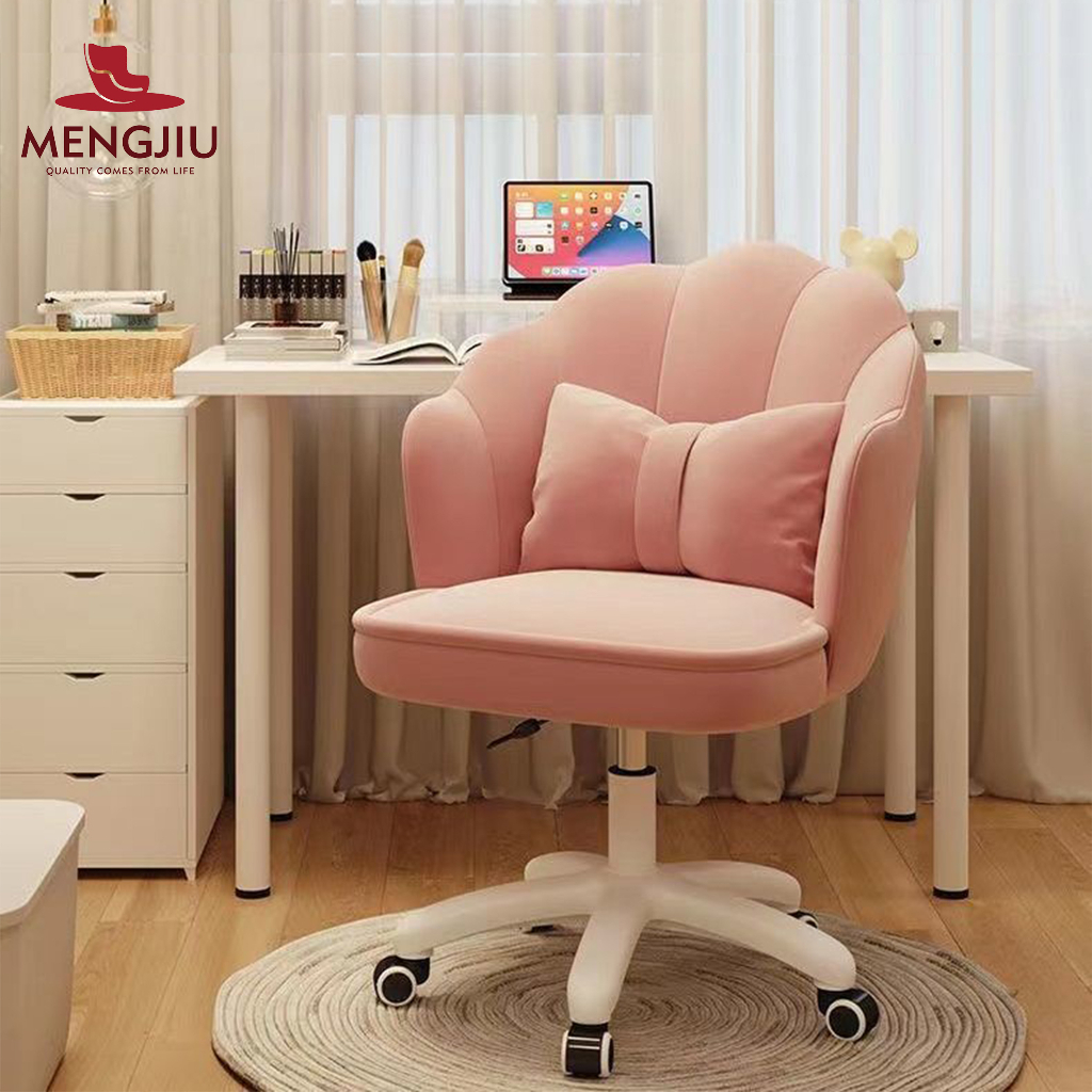 MENGJIU Computer Chair Comfortable Learning Chair Kerusi Makeup Chair ...