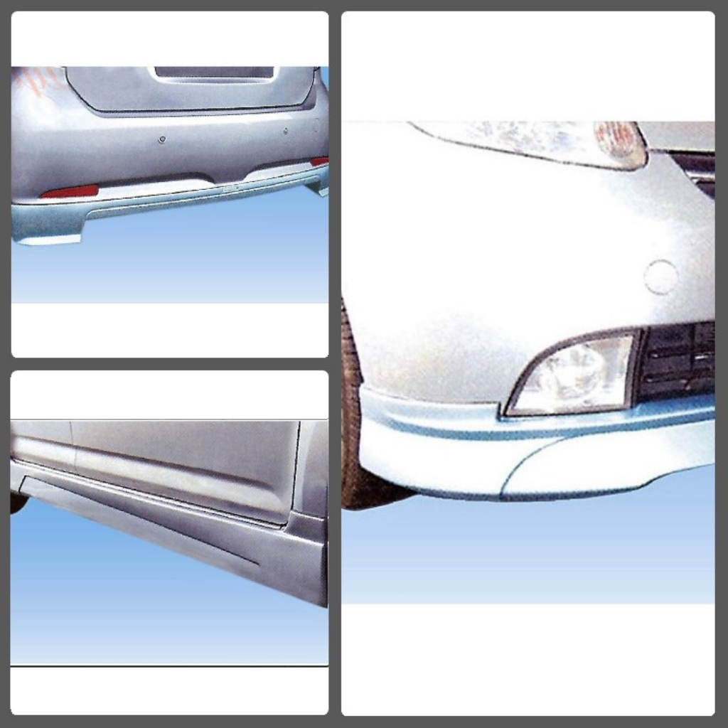 Perodua Myvi 1st Generation Gialla Skirting Body Kit PU Ready Stock ...