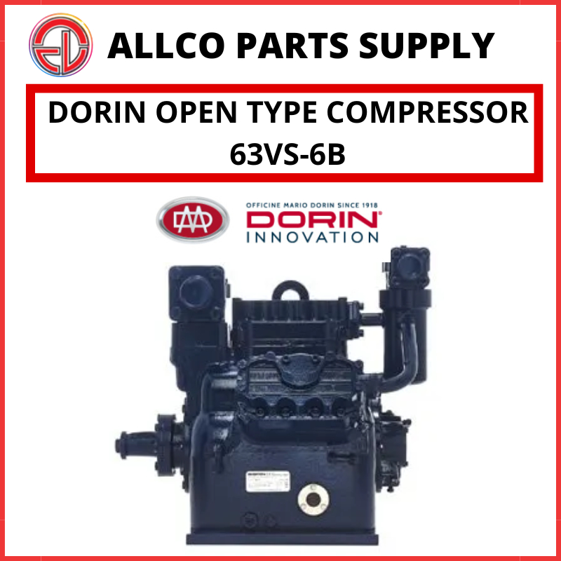DORIN COMPRESSOR 63VS-6B OPEN TYPE REFRIGERATION COMPRESSOR MARINE ...
