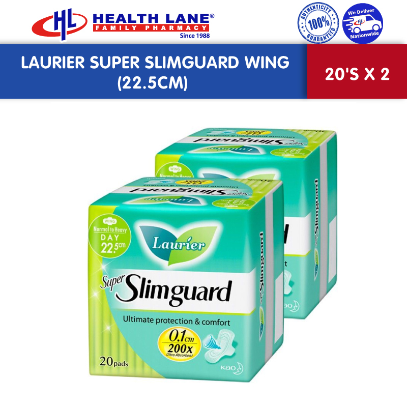 Laurier Super Slimguard Wing (20's x 2/22.5cm) | Shopee Malaysia