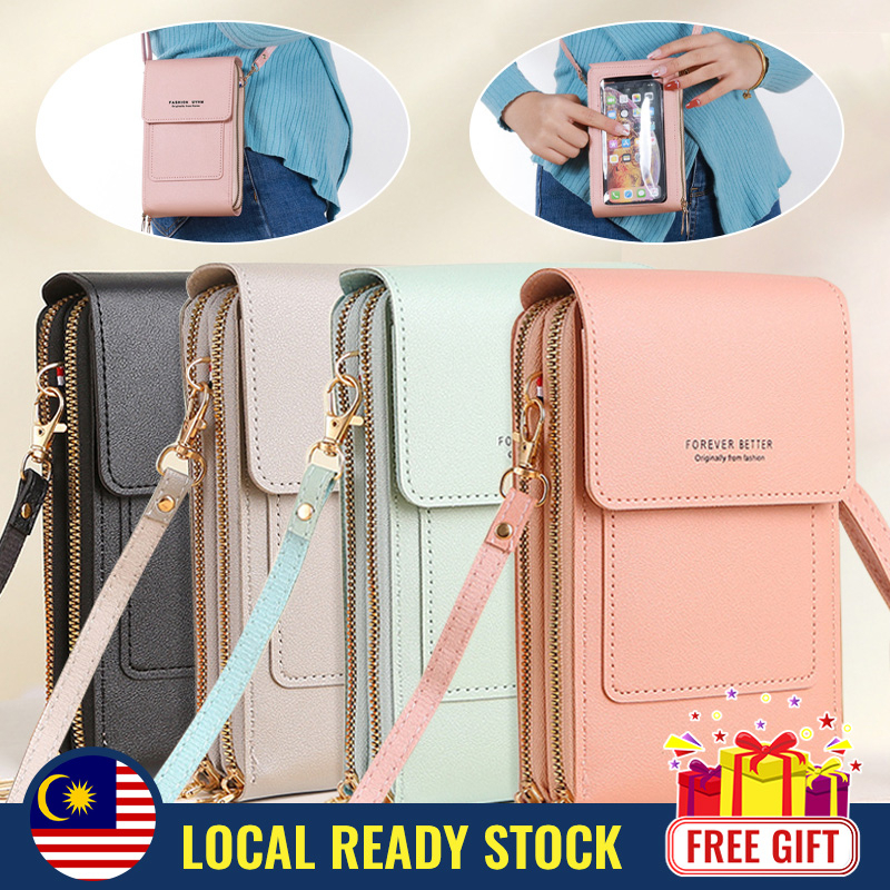 New Transparent Visibility Mobile Bag Female Sling Bag Fashion Mobile ...