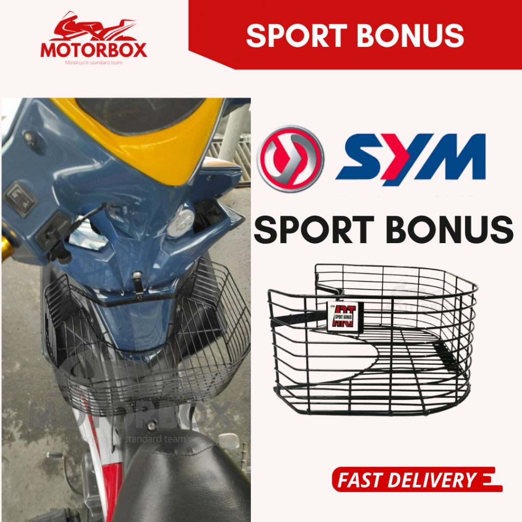 ART SYM SPORT BONUS SPORTBONUS WIRE BASKET IRON BAKUL BESI RAGA BULAT BAKUL MOTOR | Shopee Malaysia