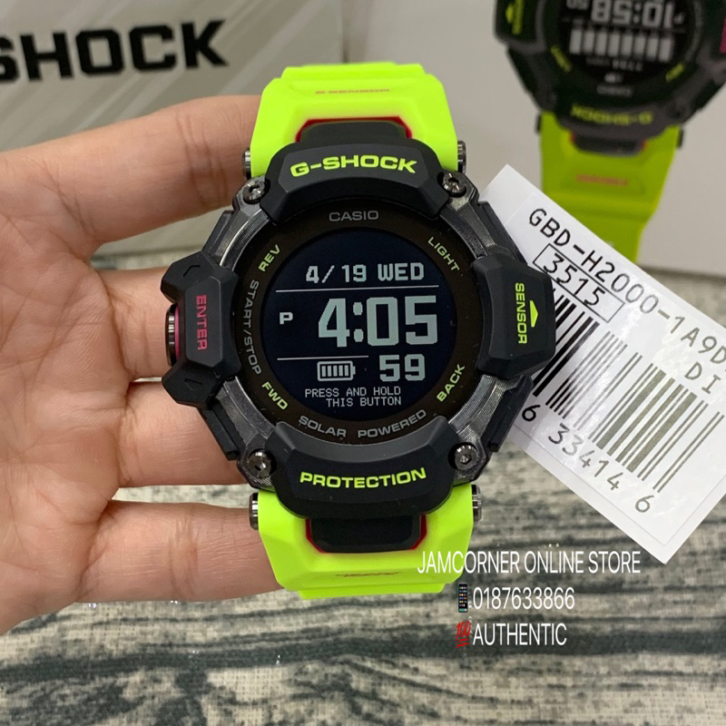 100% ORIGINAL CASIO G-SHOCK G SQUAD GBD-H2000 SERIES GBD-H2000-1B/GBD-H2000-1A9/GBD-H2000-1A/GBD ...