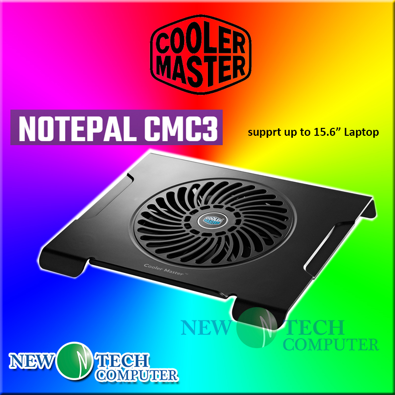 Cooler Master NotePal C3 CMC3 Notebook Laptop Cooler with 200mm Fan UP TO 15 Inch Laptop Cooling ...