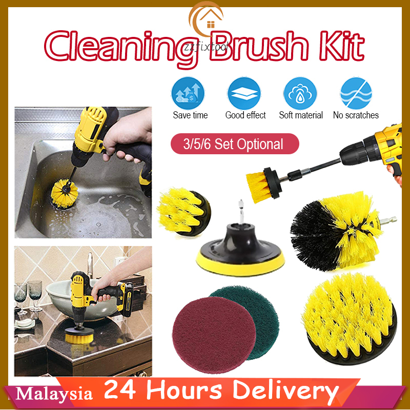 🔧READY STOCK🔧 Detail Cleaning Household Cleaning Brush 4 ...