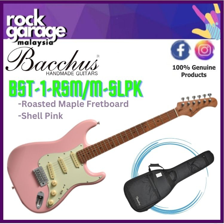 BACCHUS BST-1-RSM/M UNIVERSE SERIES ROASTED MAPLE ELECTRIC GUITAR ...