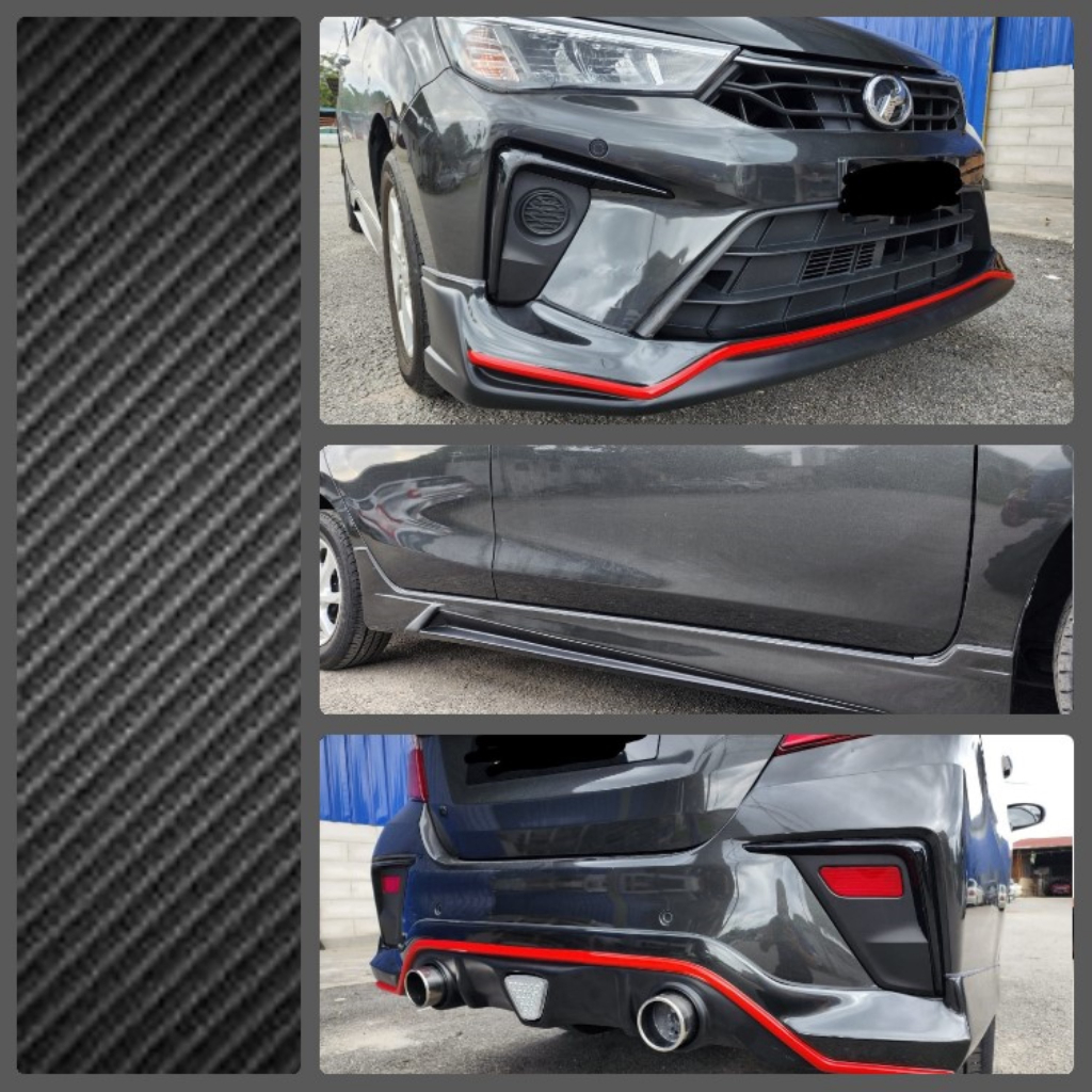 Perodua Bezza 1st Generation Project X Body Kit ABS Ready Stock ...