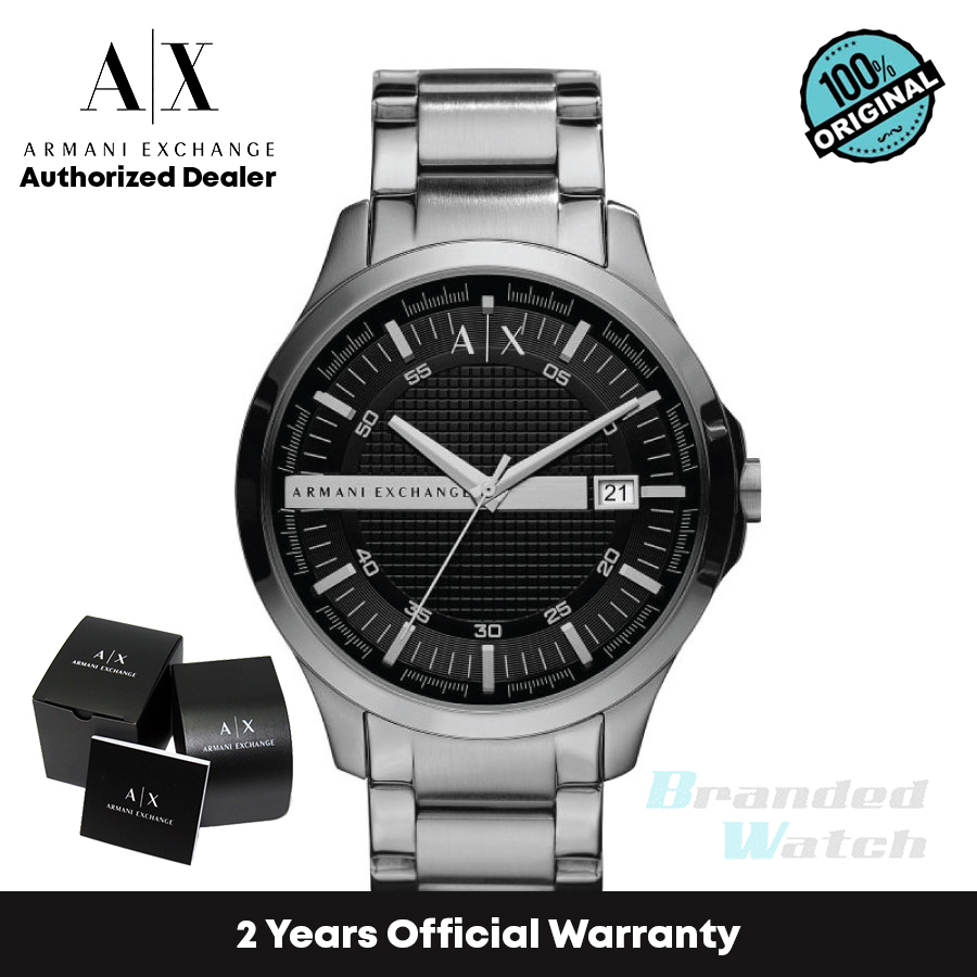 [Official Warranty] Armani Exchange AX2103 Men's Three-Hand Date Grey ...