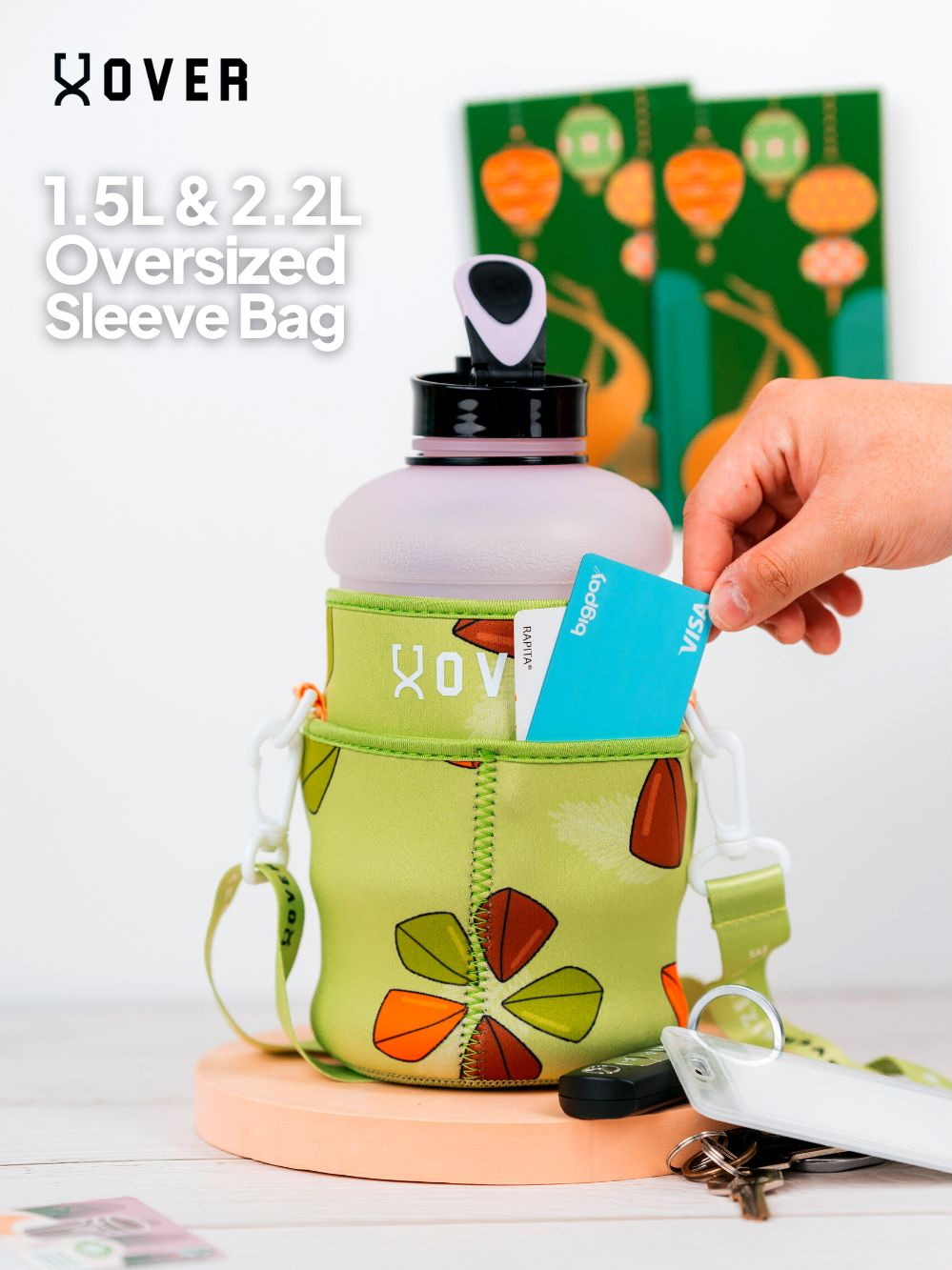 Oversized Bottle Sleeve Bag ONLY 1.5 & 2.2L Oversized Bottle OVER Malaysia Water Bottle Sleeve ...