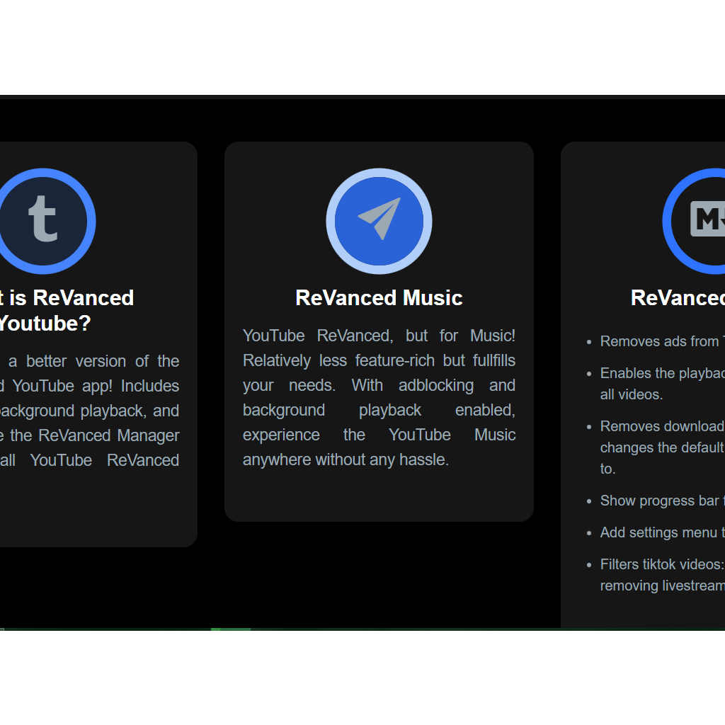 Youtube revanced/tiktok Revanced/Youtube Music Revanced android version ...