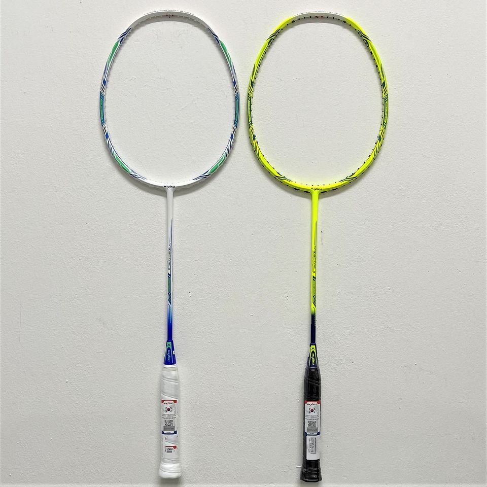 MAXBOLT NAVIGATOR II (4U) WHITE & YELLOW BADMINTON RACKET / RAKET ...