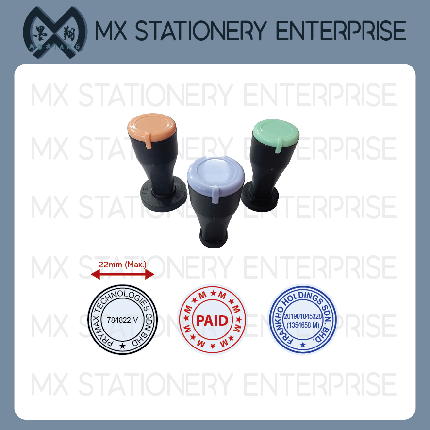 Rubber Stamp & Chop Custom & Custom Made & Round | Shopee Malaysia