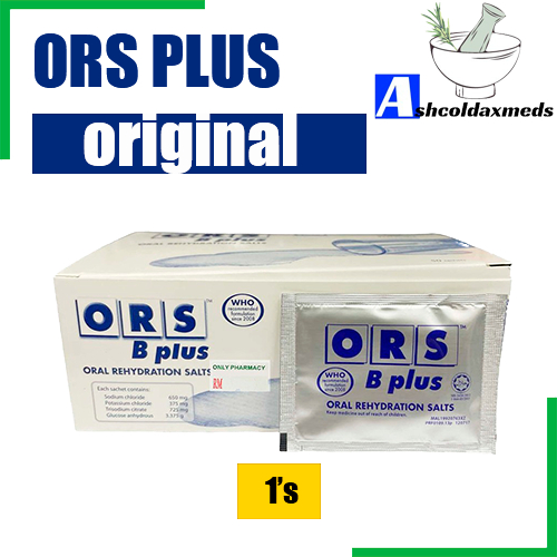 ORS Plus Oral Rehydration Salt (Orange) or (Original) 1's | Shopee Malaysia