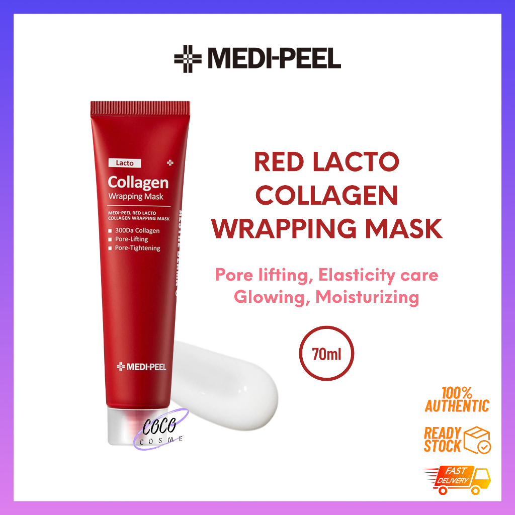 MEDI-PEEL (MEDIPEEL) Red Lacto Collagen Wrapping Mask 15ml / 70ml ...