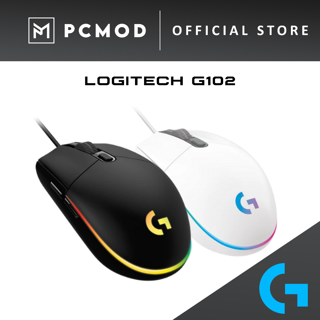 Logitech G102 LIGHTSYNC RGB 6 Button Gaming Mouse | PCMOD | Shopee Malaysia