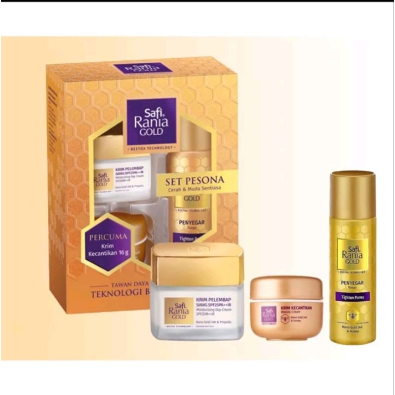Safi Rania Gold Skincare Set Siang(Exp 10/2023) | Shopee Malaysia