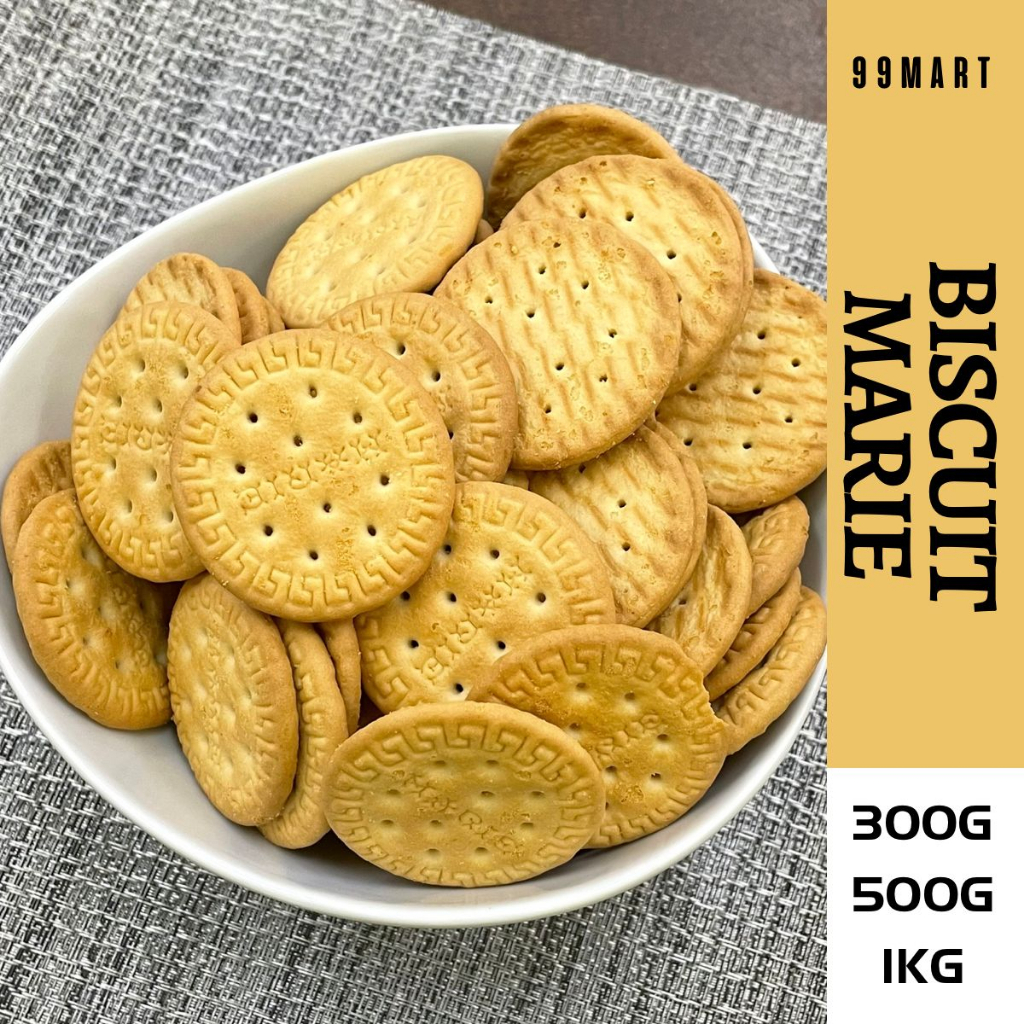 [ Biskut Timbang ] - Biskut Marie 300g / 500g / 1kg - Biscuit Marie ...