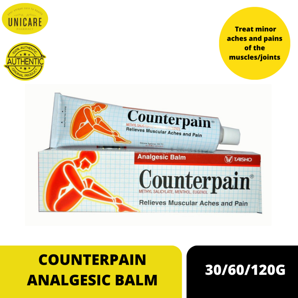 COUNTERPAIN ANALGESIC BALM (30G/60G/120G) | Shopee Malaysia