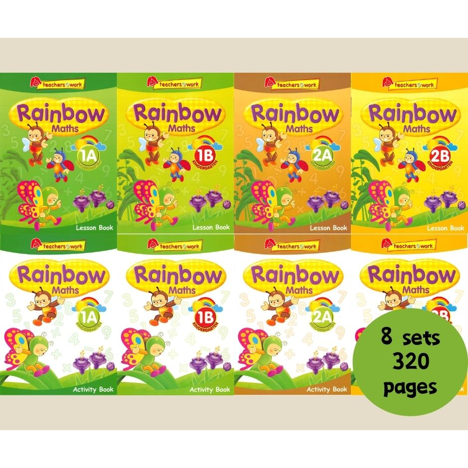 A221 - [PDF] Singapore Kindergarten Rainbow Maths 8 sets 320 pages ...