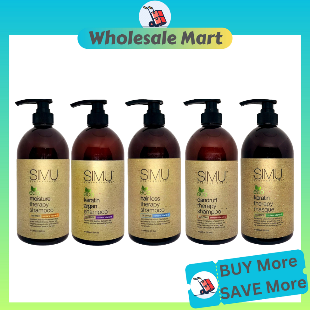 SIMU PROFESSIONAL SHAMPOO / CONDITIONER MASK 1000ML ( MOISTURE ...