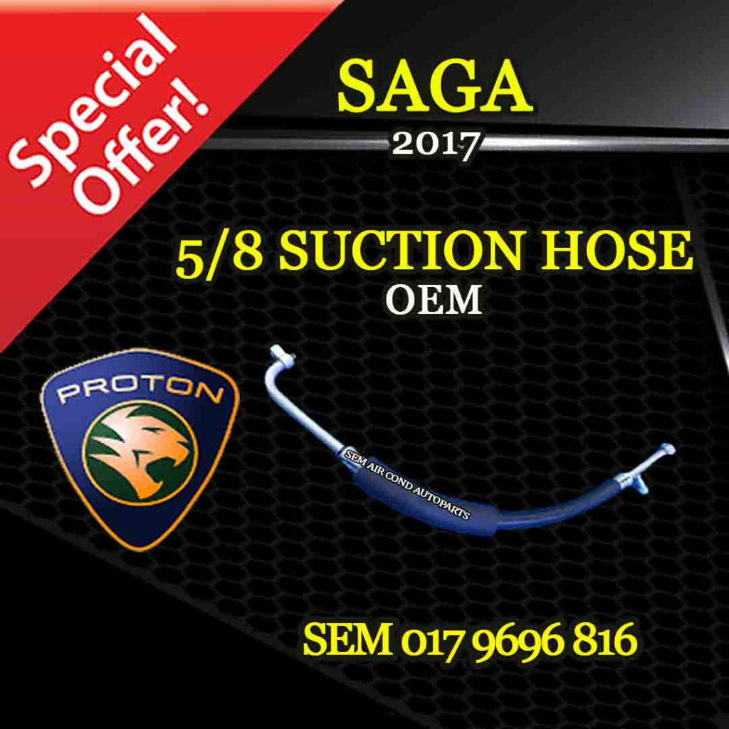 PROTON SAGA 2017 OEM TAIWAN NEW 5/8 SUCTION HOSE/ HOS (CAR AIR COND ...