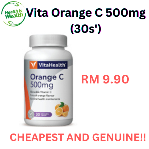 Vita Orange C 500mg 30s Expiry 325 Shopee Malaysia 5921