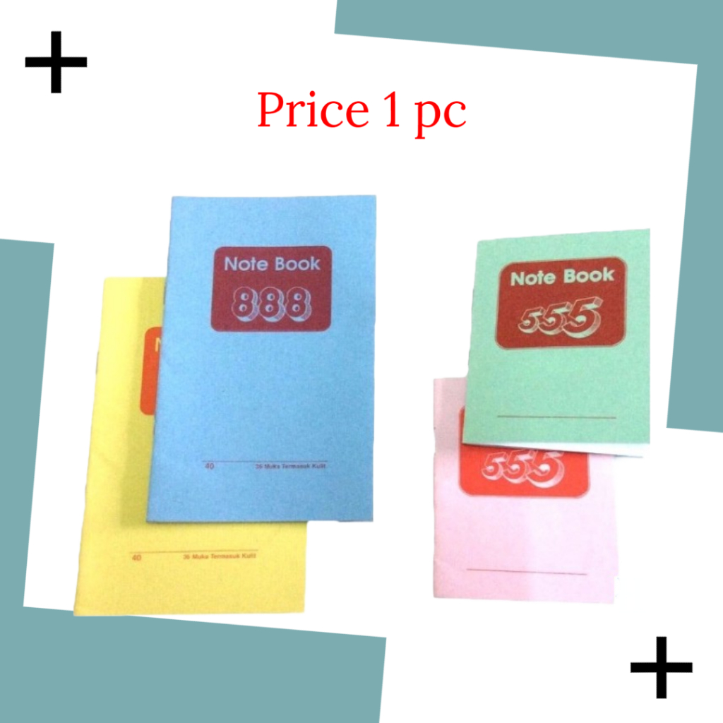 Note Book 555 / Note Book 888 Buku Kecil Notebook | Shopee Malaysia