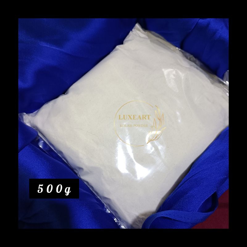 The FINEST Handmade White KOLAM / RANGOLI POWDER / FLOOR ART POWDER ...