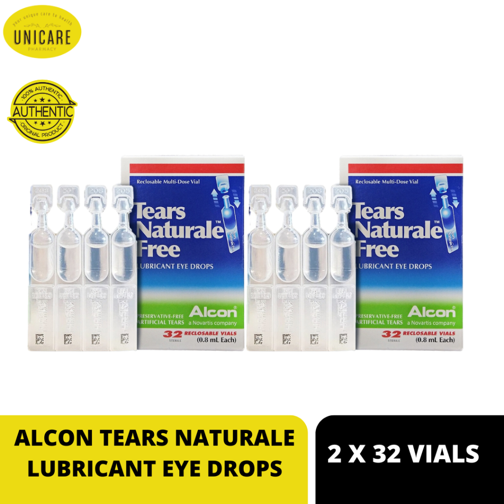 ALCON TEARS NATURALE LUBRICANT EYE DROPS (2 X 32 VIALS) | Shopee Malaysia