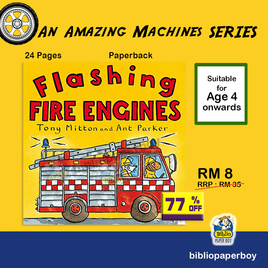 Flashing Fire Engines (under Amazing Machines Series) | Shopee Malaysia