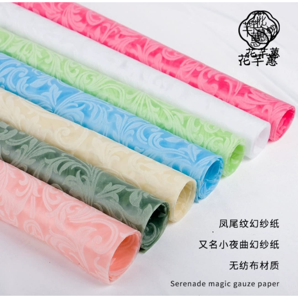 GIFT PAPER 1 Pcs/ KERTAS HADIAH/ FLORAL PAPER / KERTAS BUNGA /WRAPPING ...