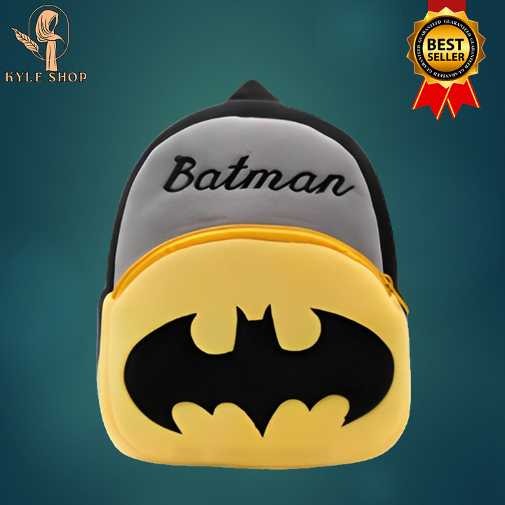 Batman Baby Toddler Backpacks Satchel Soft Plush | Shopee Malaysia