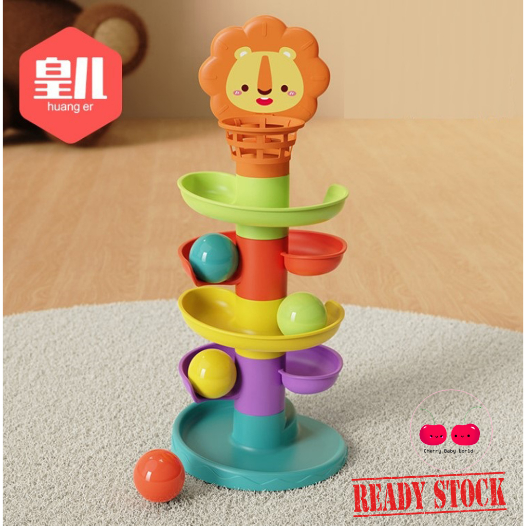 Huanger Good Quality Fun Rolling Sliding Ball Stacking Tower Toy for ...