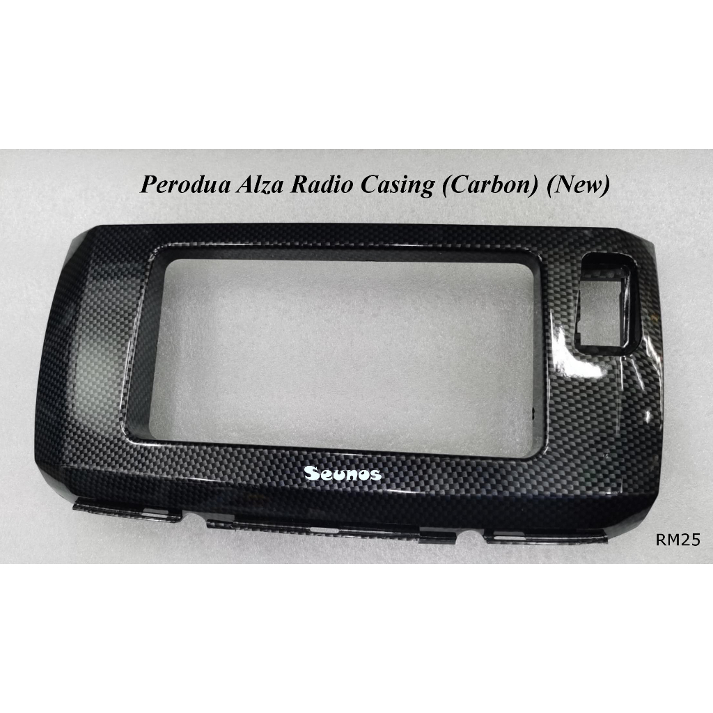 Perodua Alza Radio Casing Double Din Carbon | Shopee Malaysia