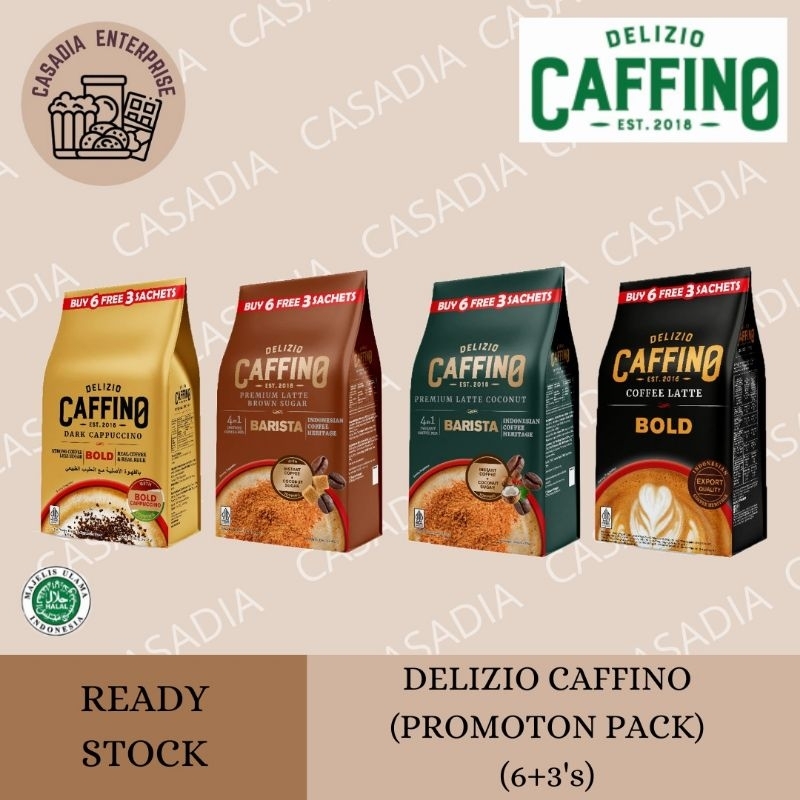 [HALAL] CAFFINO Prenium Cappuccino 25g x (6+3's) | Shopee Malaysia