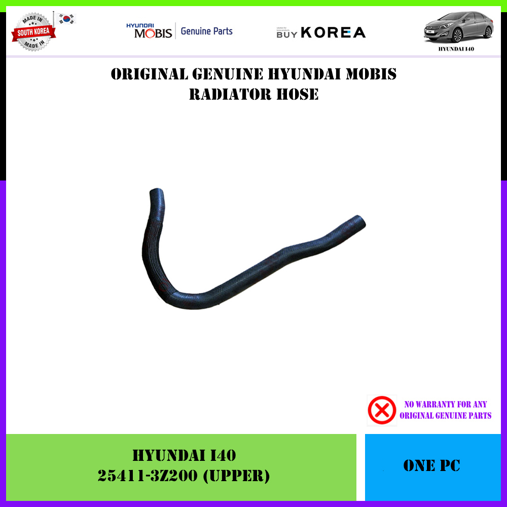 Hyundai I40 Genuine Mobis Radiator Hose (Upper 25411-3Z200 / Lower ...