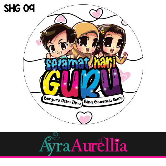 WATERPROOF Sticker Hari Guru | Terima Kasih Cikgu | Thank You Teacher ...