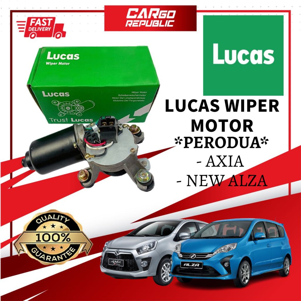 Lucas Perodua Axia , New Alza Wiper Motor 100% Original Quality Product ...