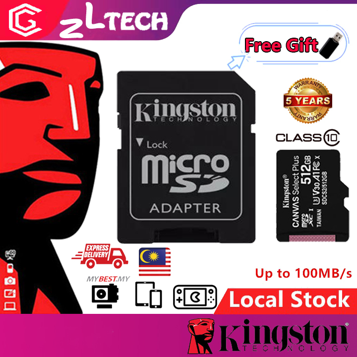 𝗞ing𝗦ton laptop 𝗠emory Card MicroSD Card Class 10 100MB/s 16GB/32GB ...