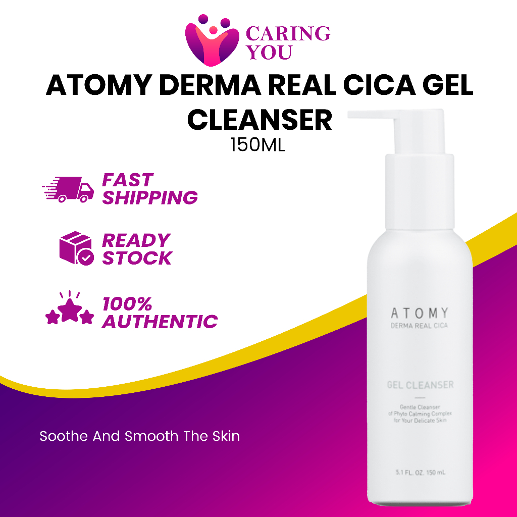 Atomy Derma Real Cica Gel Cleanser Skincare Face Wash Pencuci Muka 洗臉霜 ...