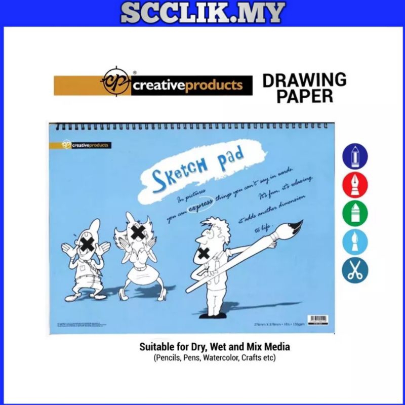 Kertas Lukisan B4, Drawing Paper, Sketch Paper, Sketch Book B4 | Shopee ...