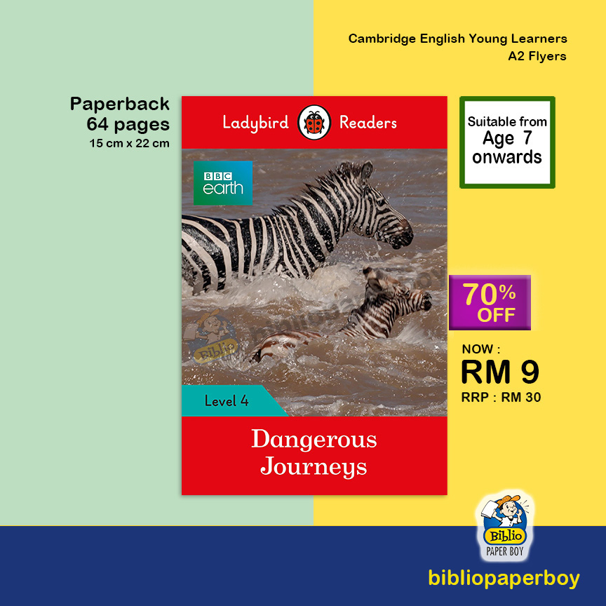 Ladybird Readers Level 4 - BBC Earth - Dangerous Journeys (Cambridge ...