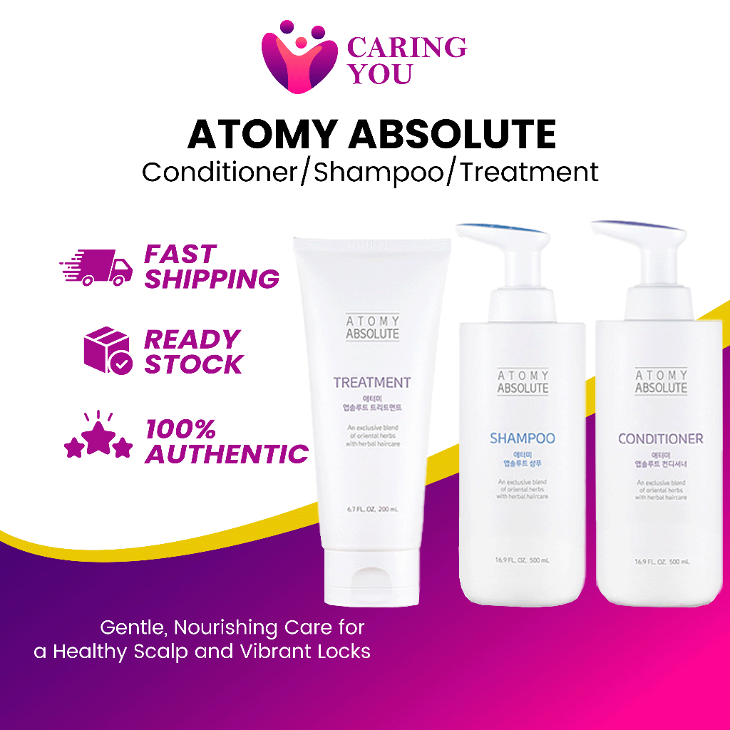Atomy Absolute Conditioner, Shampoo, Treatment Hair Shampoo Hair Care ...
