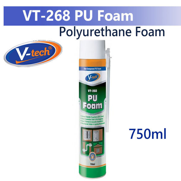 VTECH VT-268 PU Foam (750ml) One component, Moisture cure, Polyurethane ...